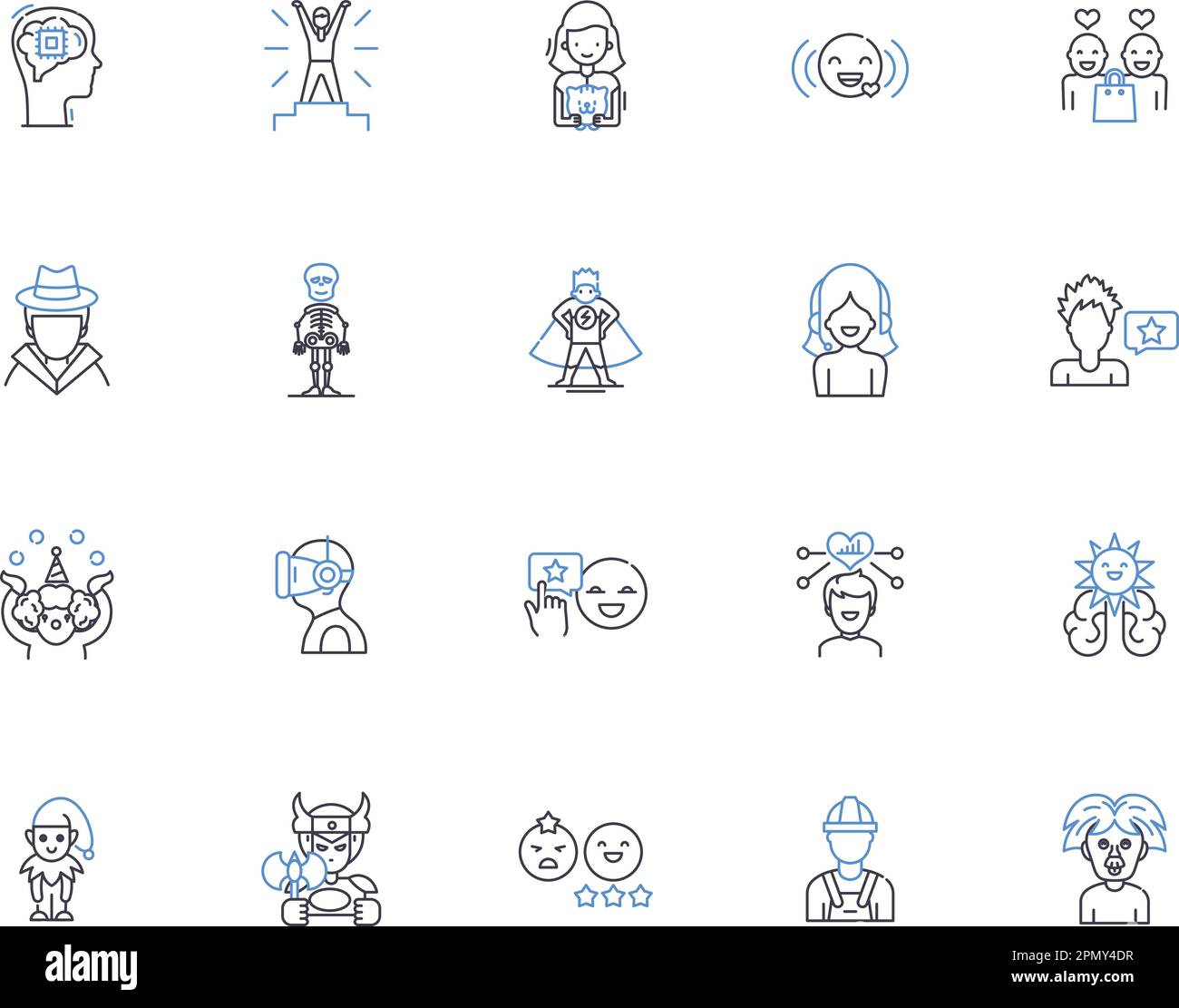 People management outline icons collection. People, Management ... People management outline icons collection. People, Management ...