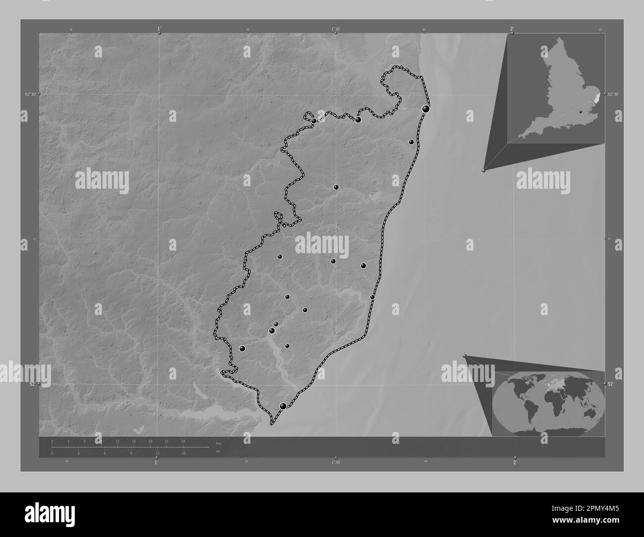 East Suffolk, non metropolitan district of England - Great Britain ...