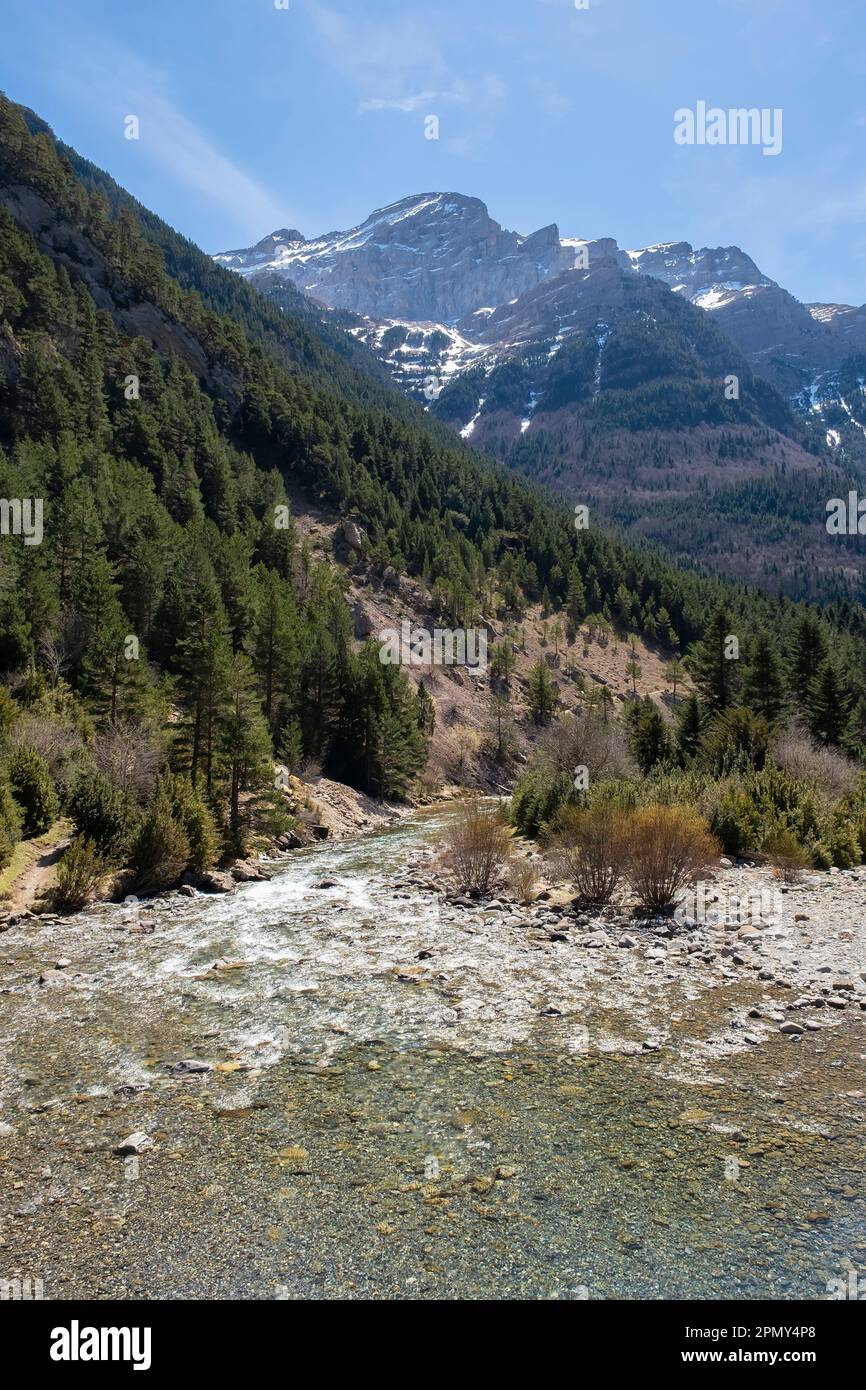 Blue water flows in mountain hi-res stock photography and images - Alamy