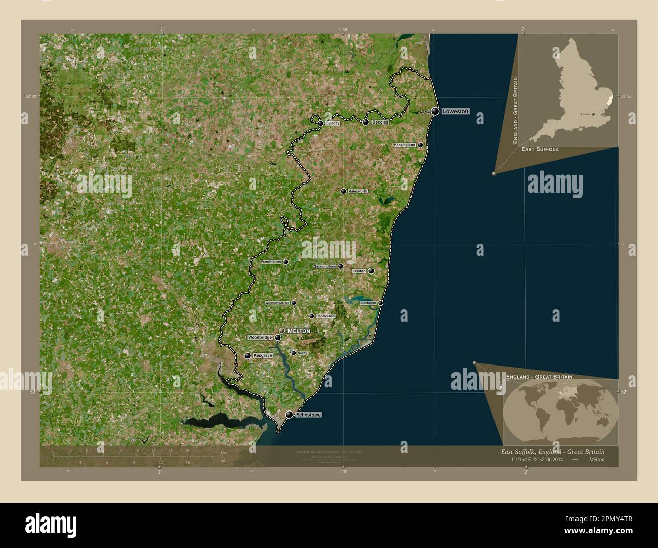 East Suffolk, non metropolitan district of England - Great Britain ...