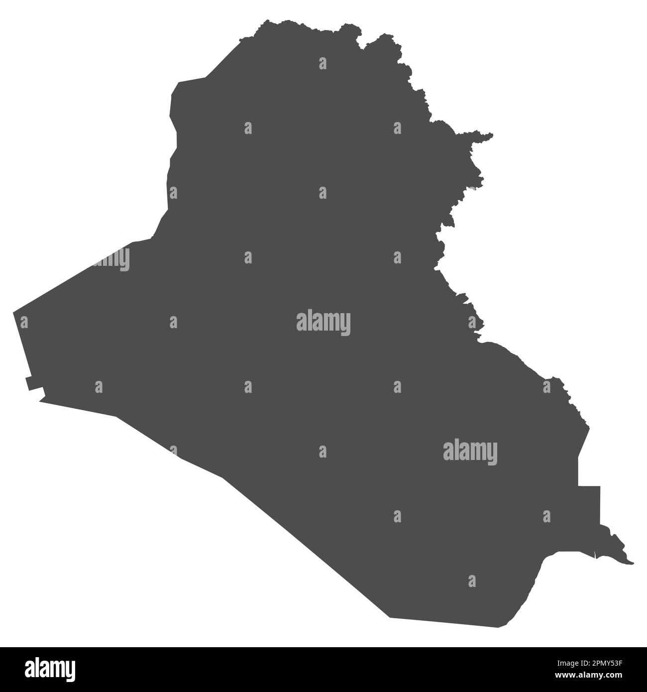 Iraq map Black and White Stock Photos & Images - Alamy