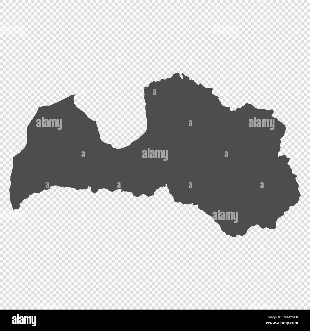 High detailed isolated map - Latvia Stock Vector Image & Art - Alamy
