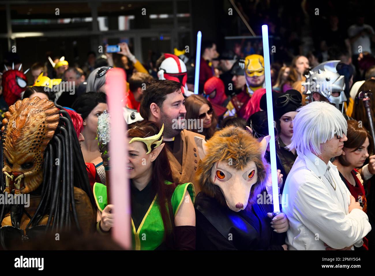 Prague, Czech Republic. 15th Apr, 2023. Comic-Con Prague 2023, meeting ...