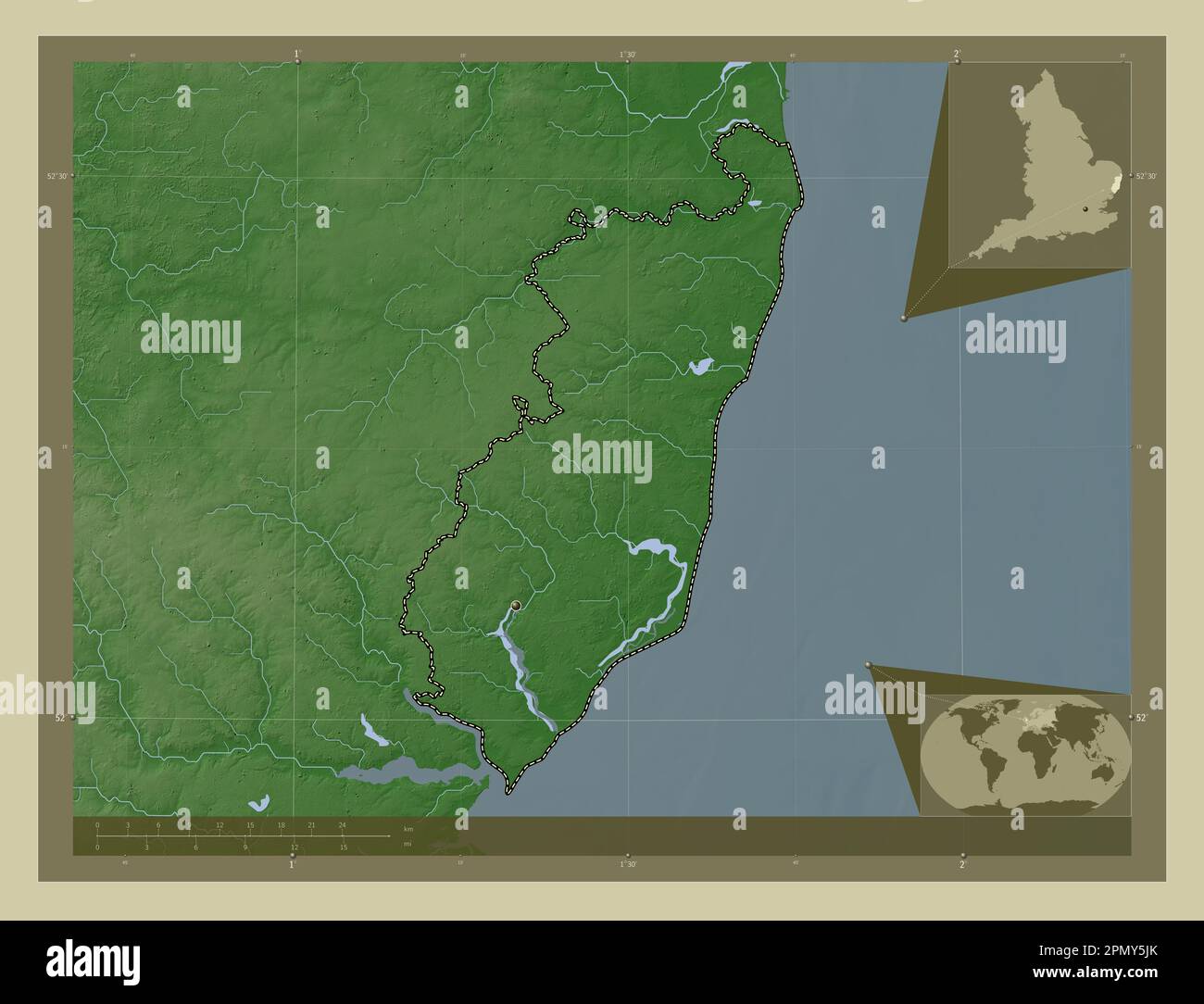 East Suffolk, non metropolitan district of England - Great Britain ...