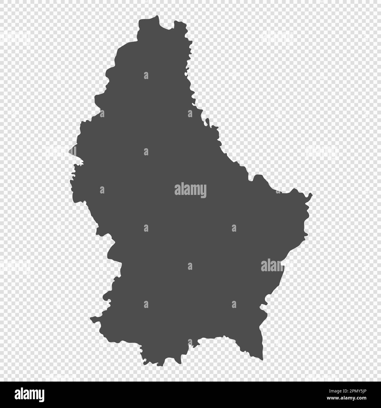 Outline map country luxembourg Black and White Stock Photos & Images ...