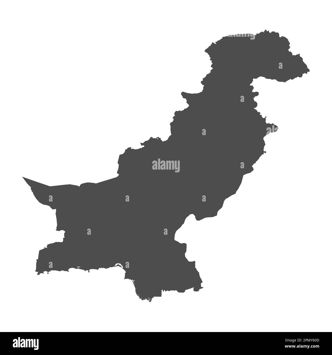 Pakistan map Black and White Stock Photos & Images - Alamy