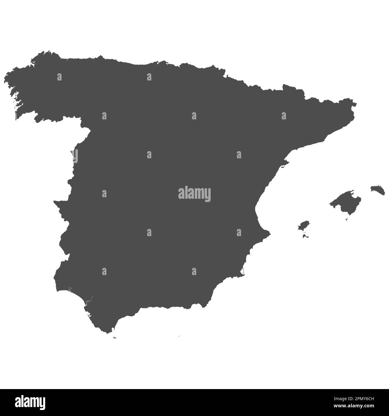 Map spain Cut Out Stock Images & Pictures - Alamy
