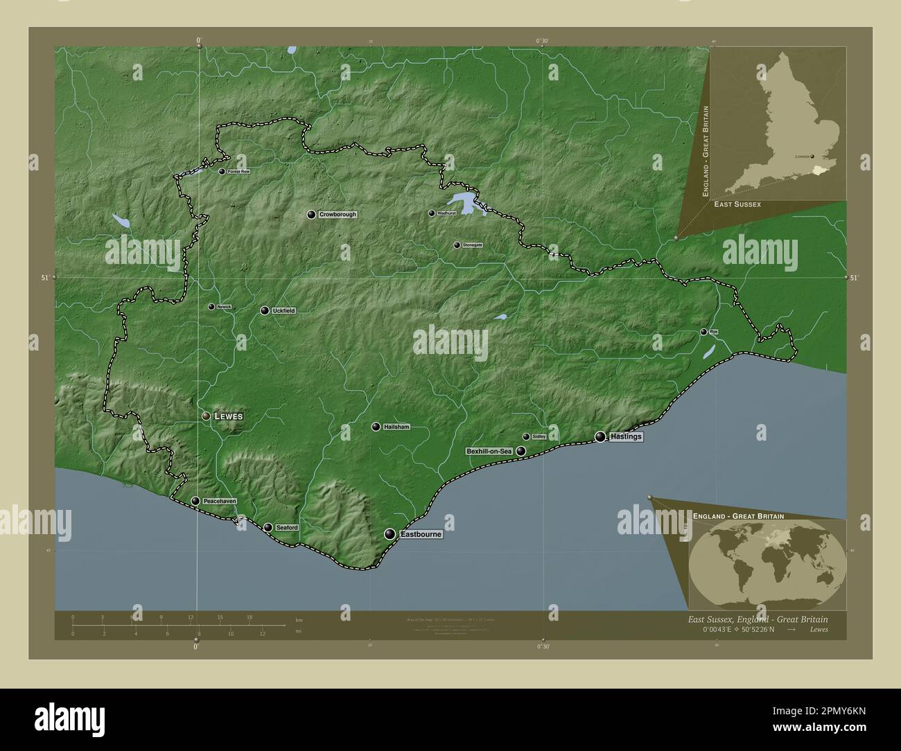 East Sussex, administrative county of England - Great Britain ...