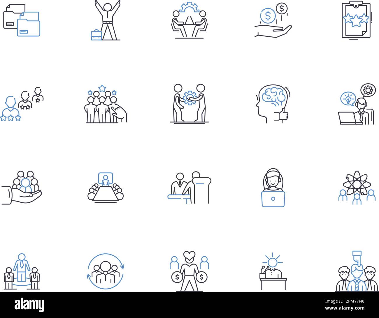 Task management outline icons collection. Organizing, Planning ... Task management outline icons collection. Organizing, Planning ...