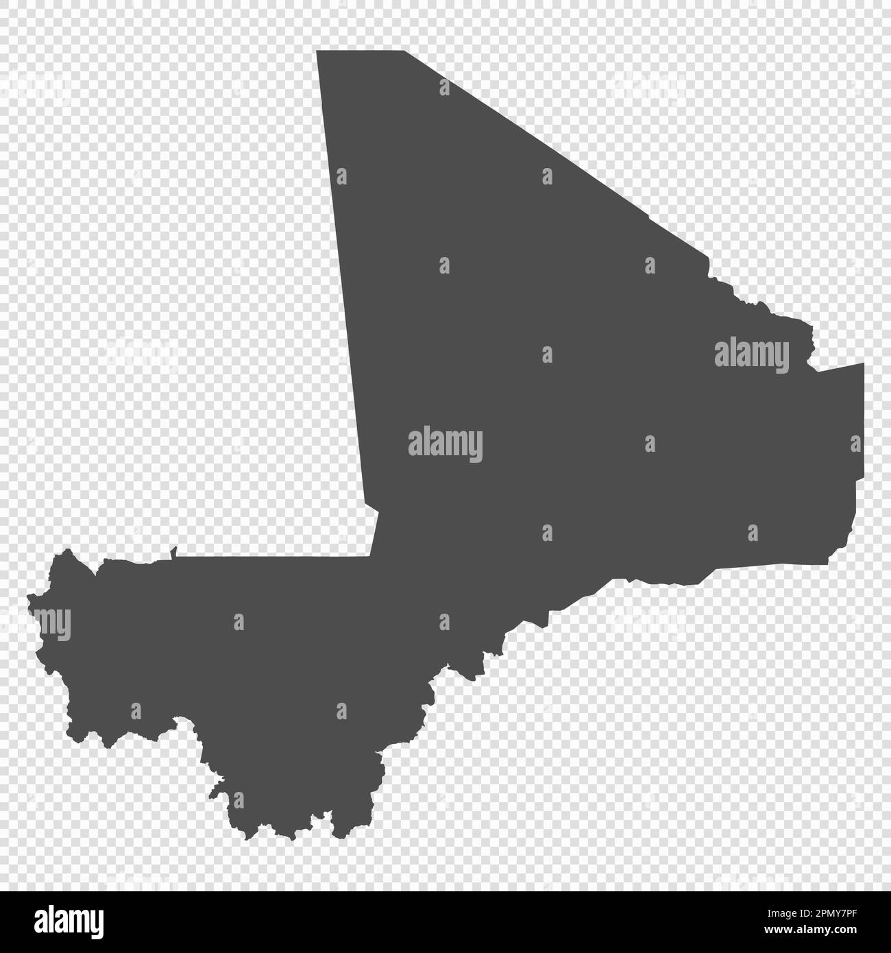 Mali map outline Black and White Stock Photos & Images - Alamy
