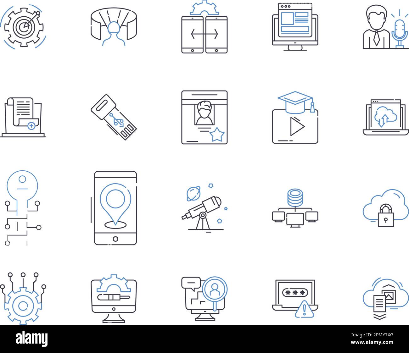 Computer network operations Stock Vector Images - Alamy