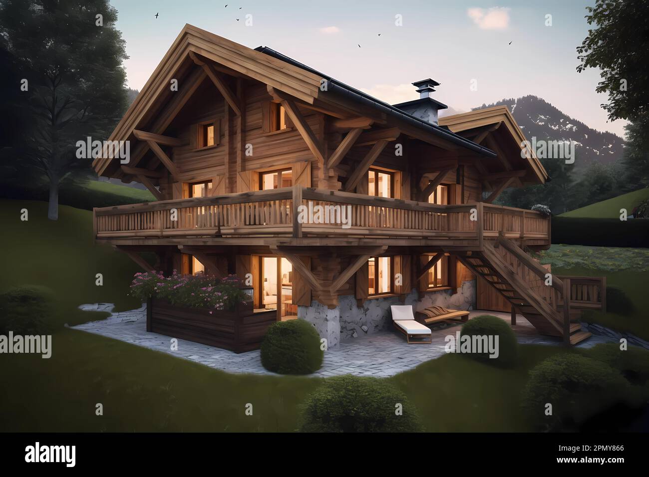 Chalet inspired hi-res stock photography and images - Alamy