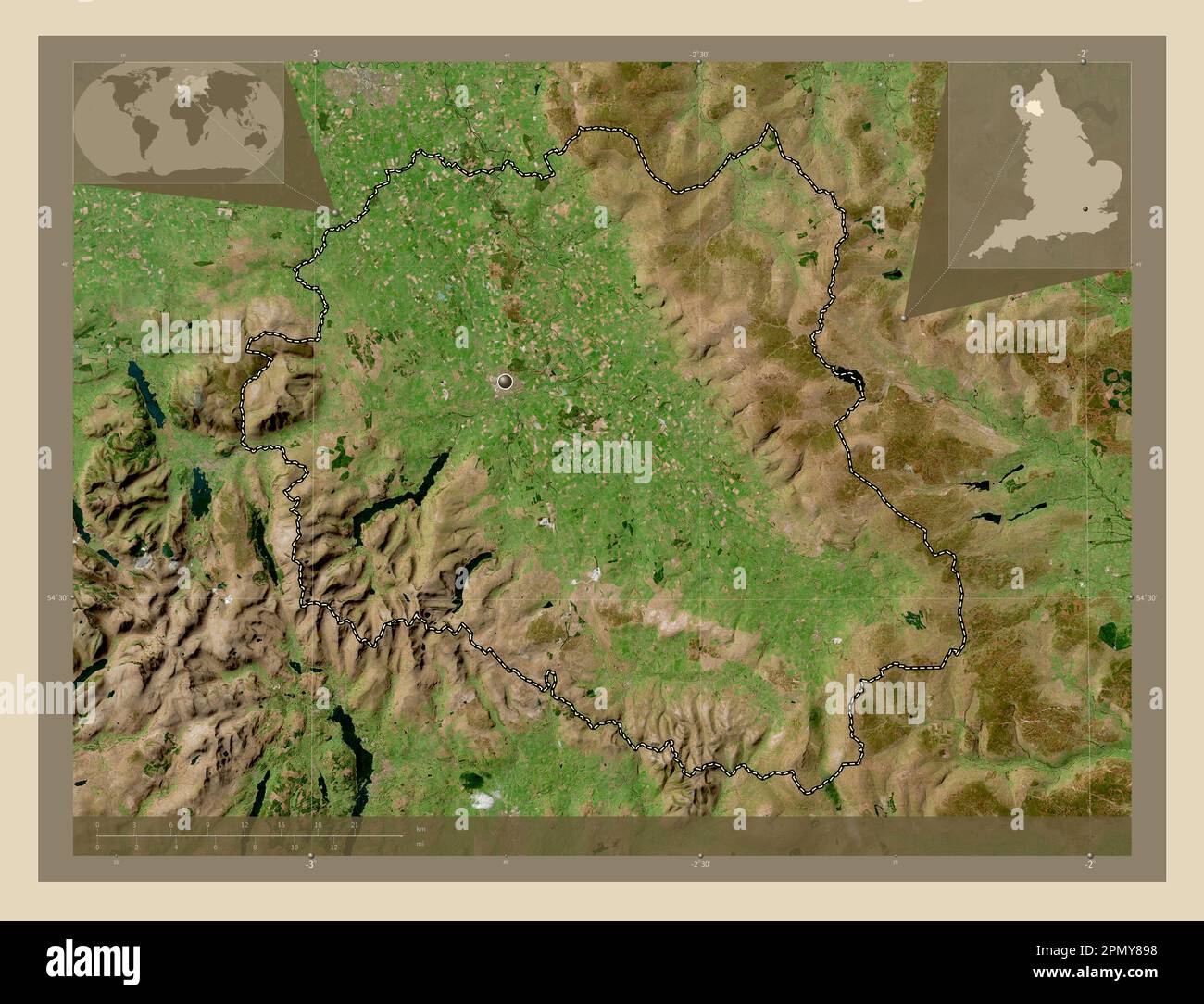 Eden, non metropolitan district of England - Great Britain. High ...