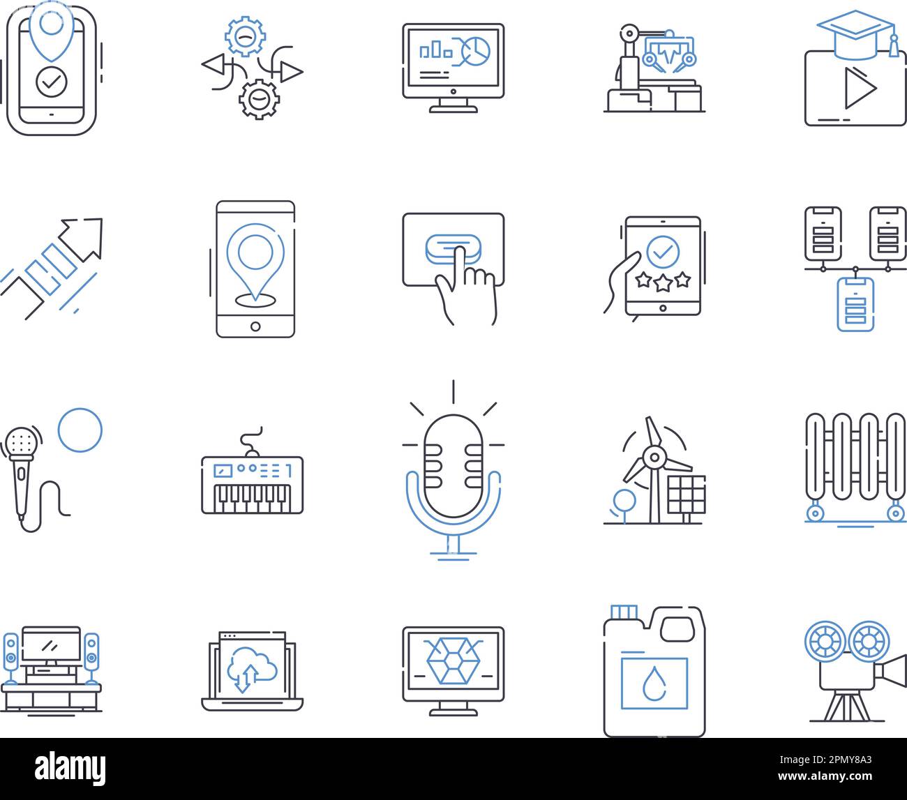 Chatbots outline icons collection. Chatbots, AI, Automation, Bot ... Chatbots outline icons collection. Chatbots, AI, Automation, Bot ...