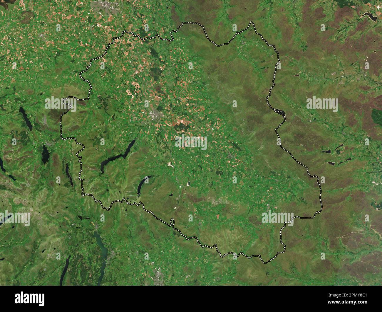 Eden, non metropolitan district of England - Great Britain. Low ...