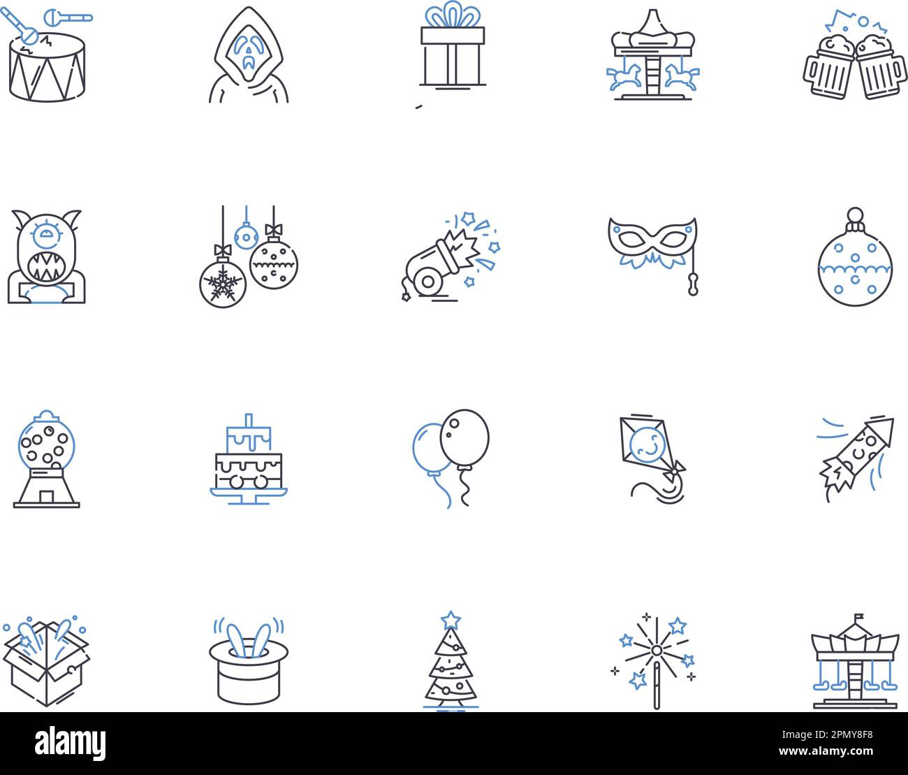 Celebrating people outline icons collection. Commemorate, Salute ...