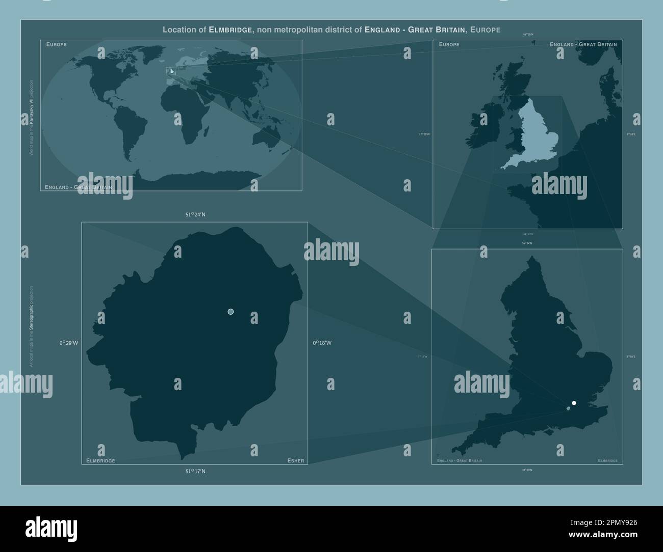 Elmbridge, non metropolitan district of England - Great Britain ...