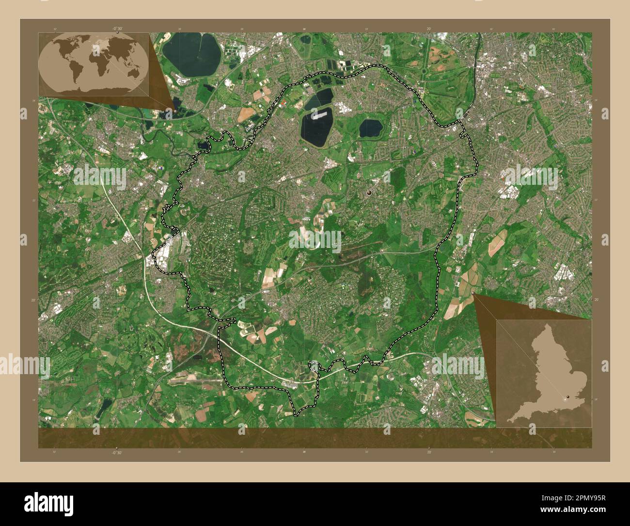 Elmbridge, non metropolitan district of England - Great Britain. Low ...