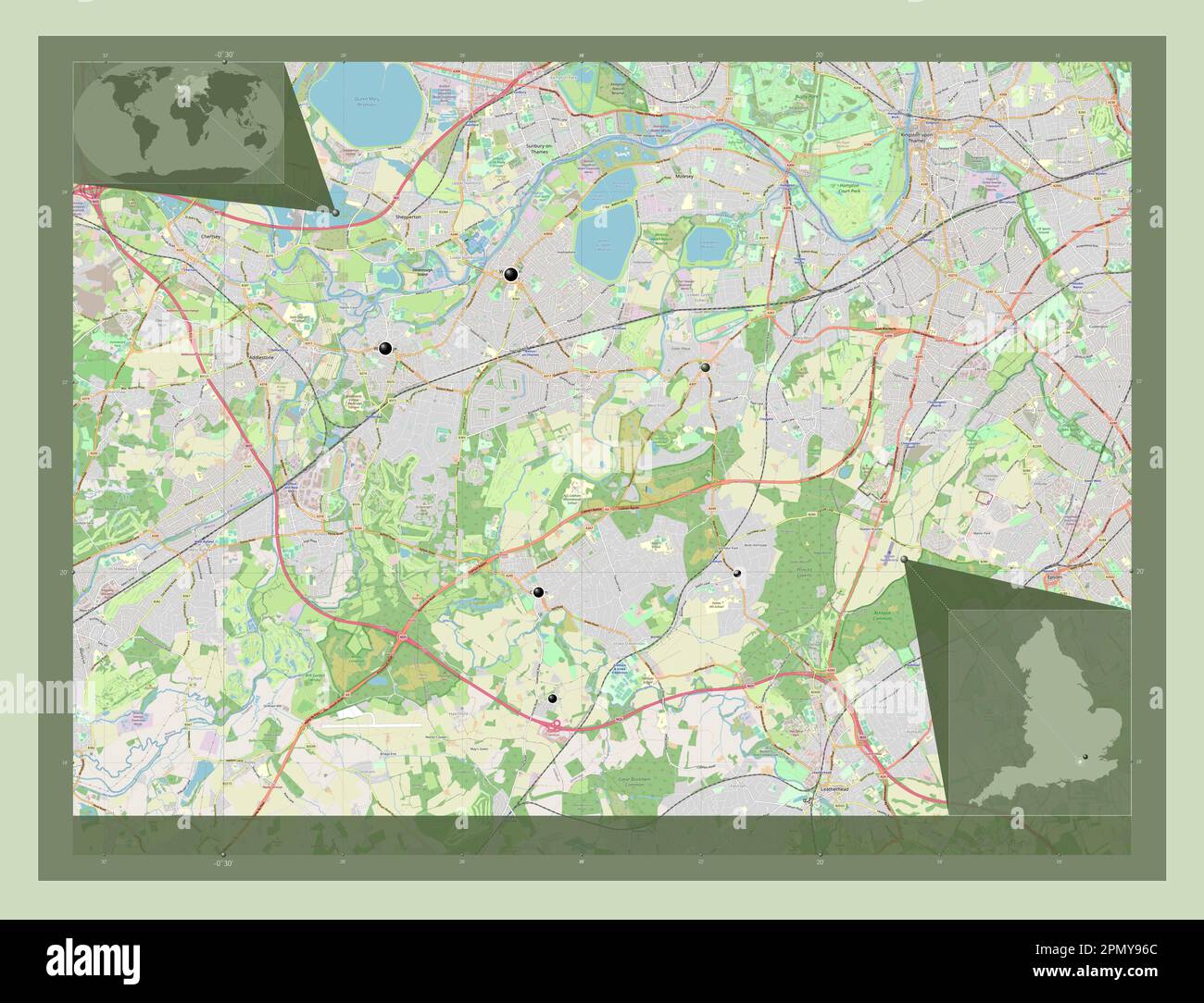 Elmbridge, non metropolitan district of England - Great Britain. Open ...