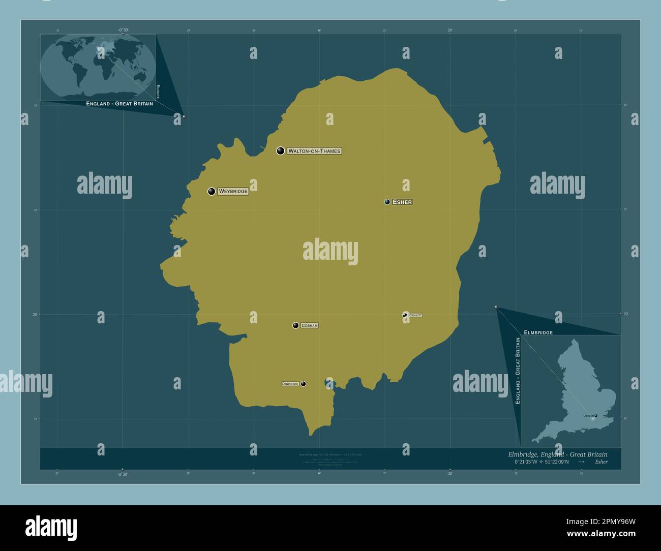 Esher map hi-res stock photography and images - Alamy