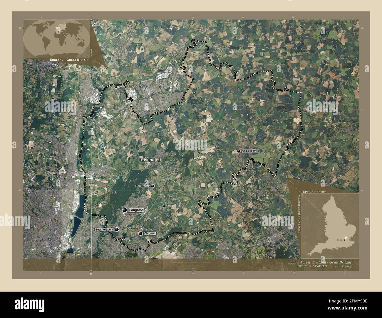 Epping Forest, non metropolitan district of England - Great Britain ...