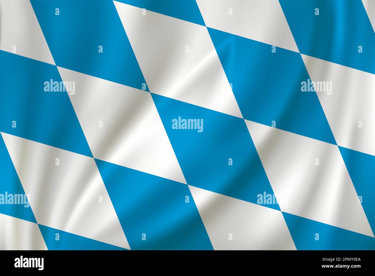 Bavaria flag emblem state backdrop hi-res stock photography and images ...