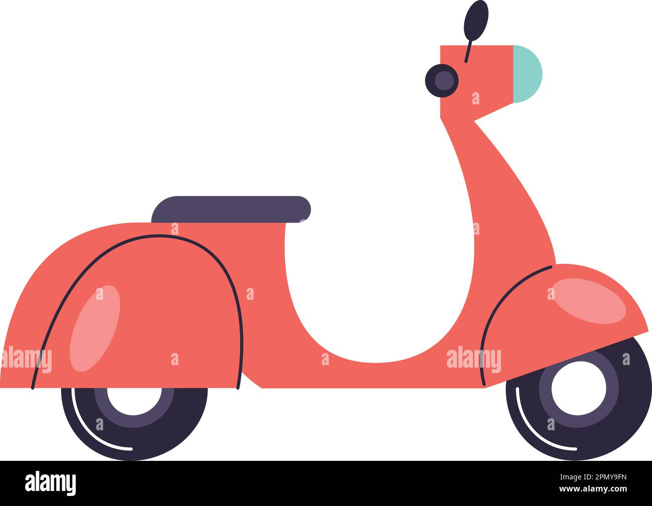 Child on toy motorcycle Stock Vector Images - Alamy