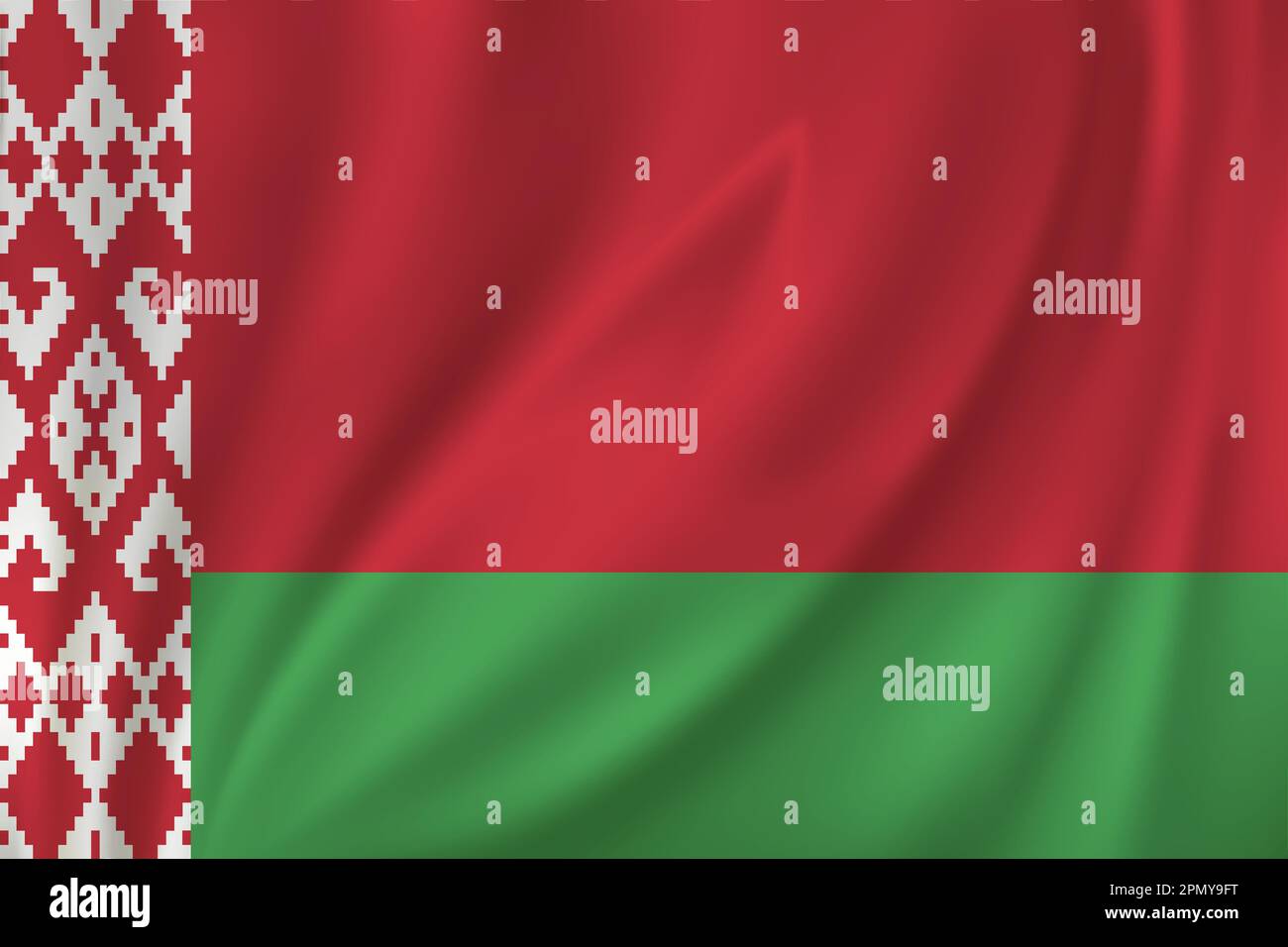 Belarus waving in wind hi-res stock photography and images - Alamy