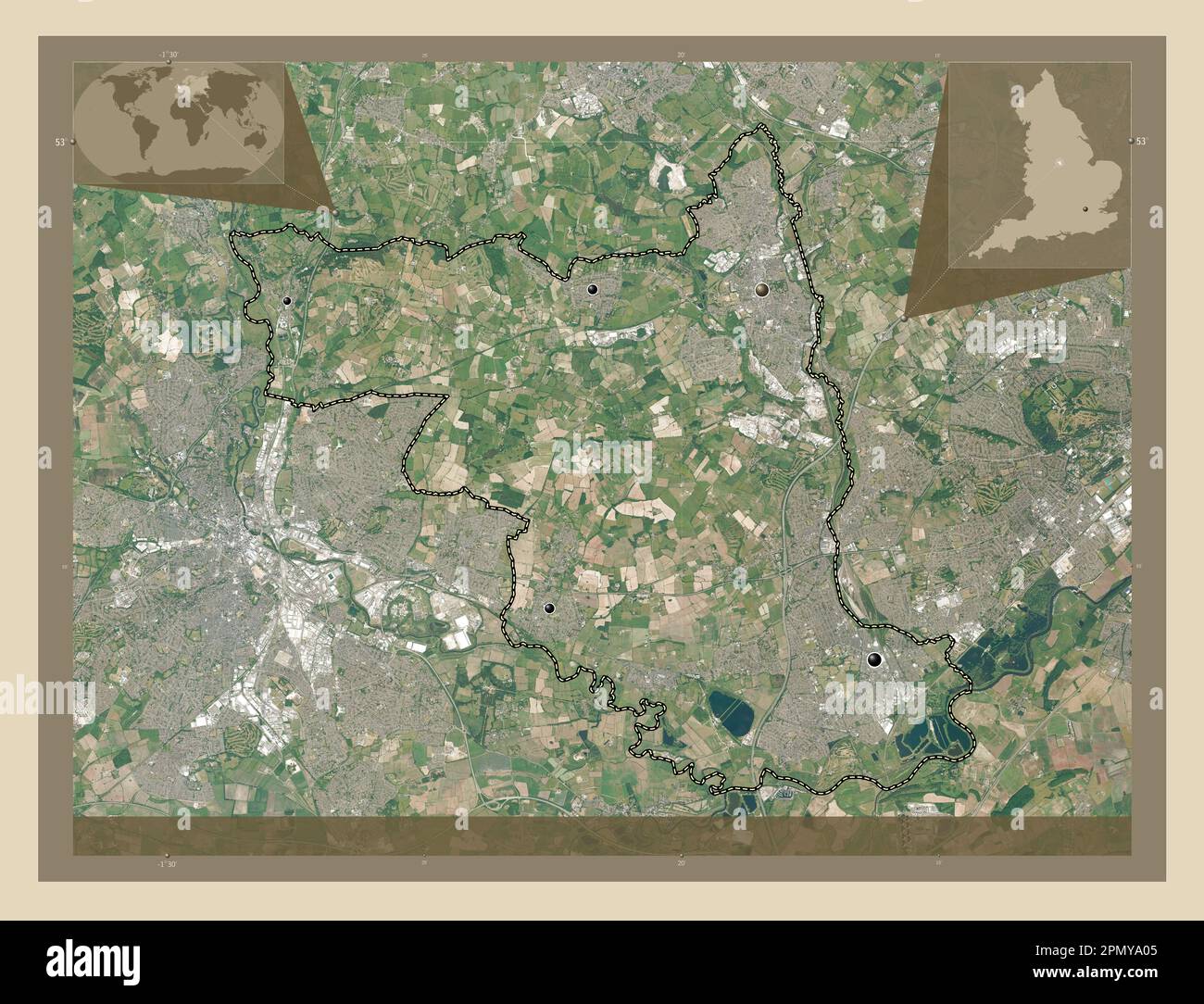 Erewash, non metropolitan district of England - Great Britain. High ...