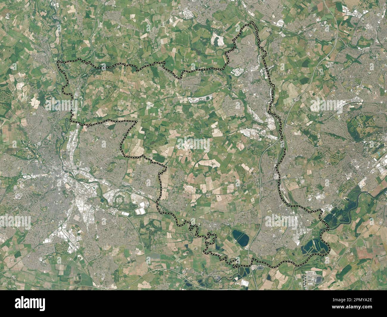 Erewash, non metropolitan district of England - Great Britain. High ...