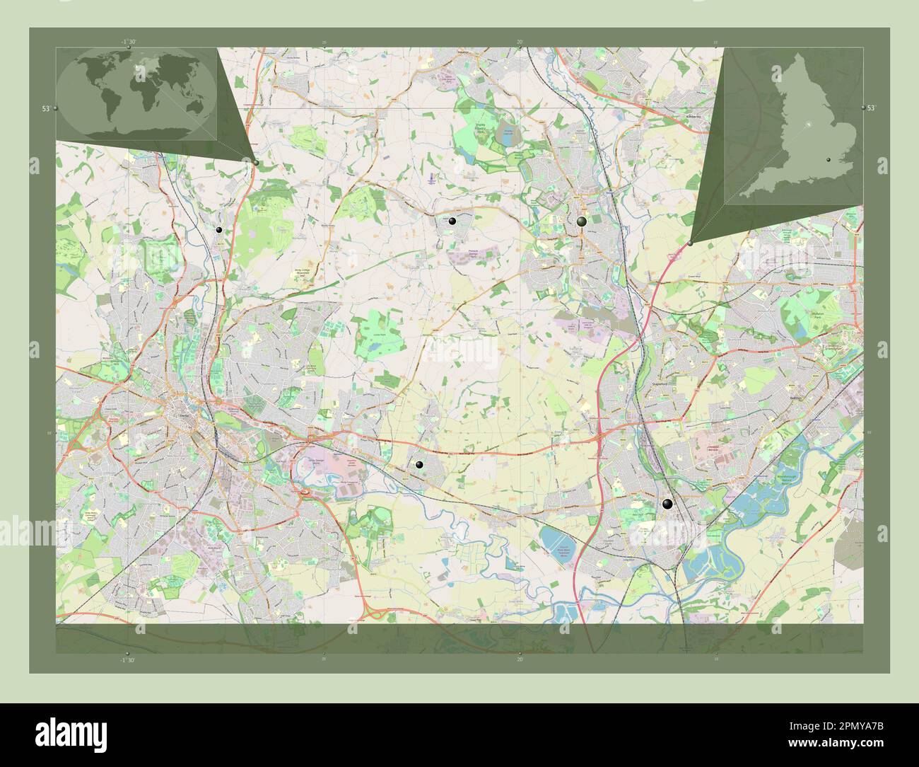 Erewash, non metropolitan district of England - Great Britain. Open ...