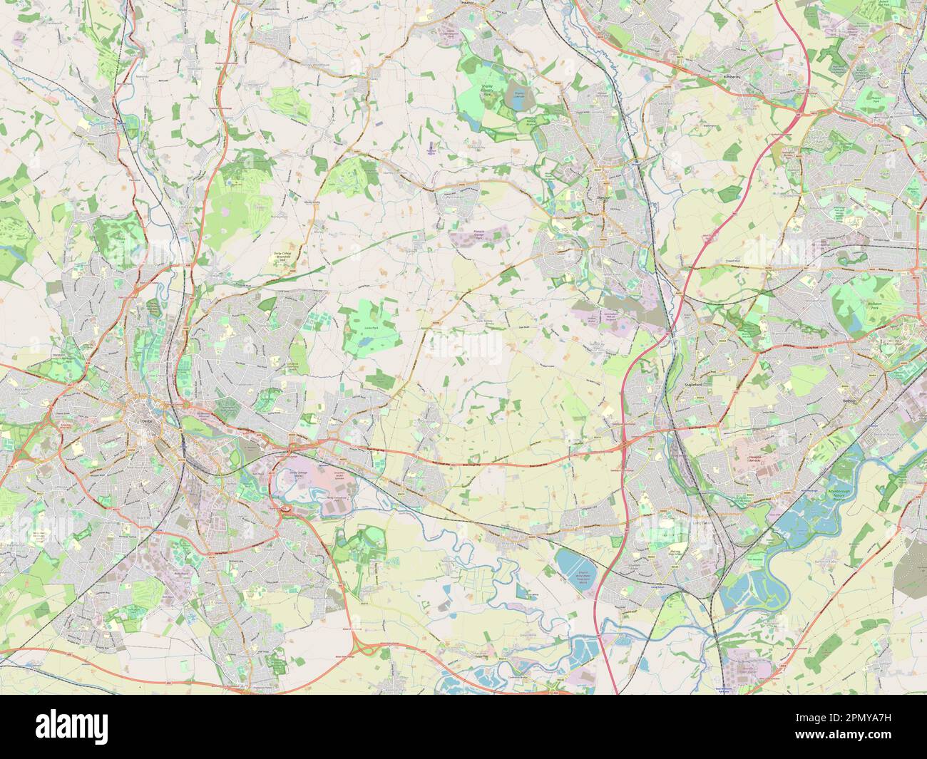 Erewash, non metropolitan district of England - Great Britain. Open ...