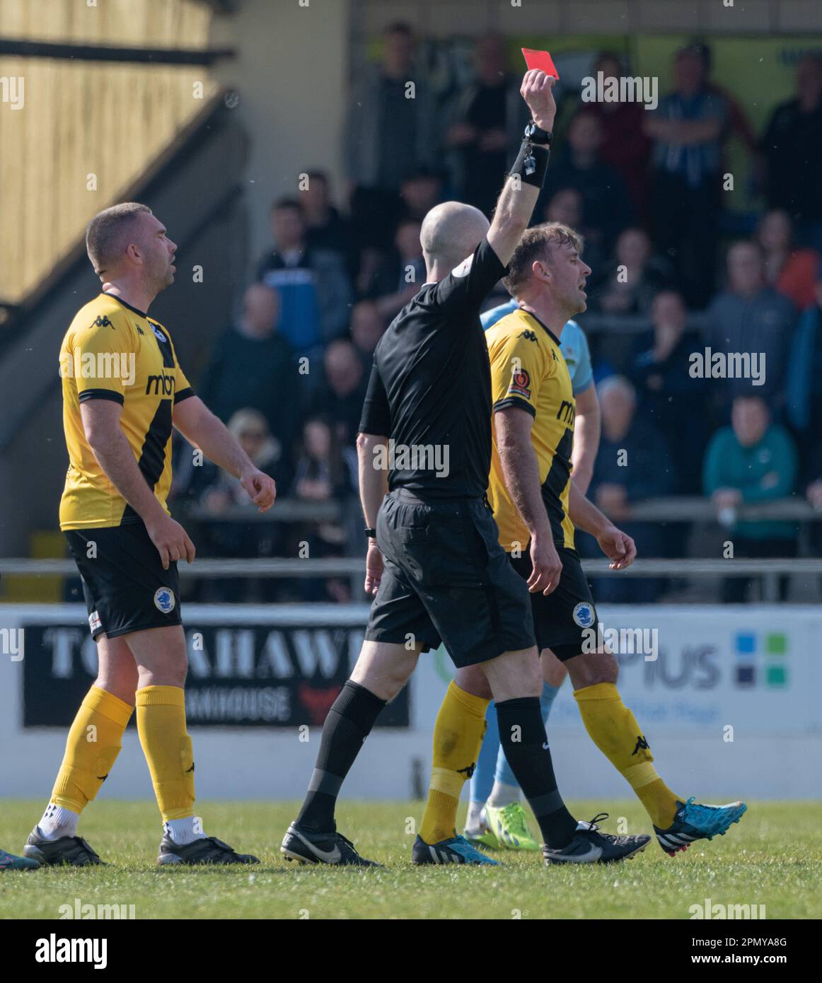 Chester, Cheshire, England, 15th April 2023. Chester's Kevin Roberts ...