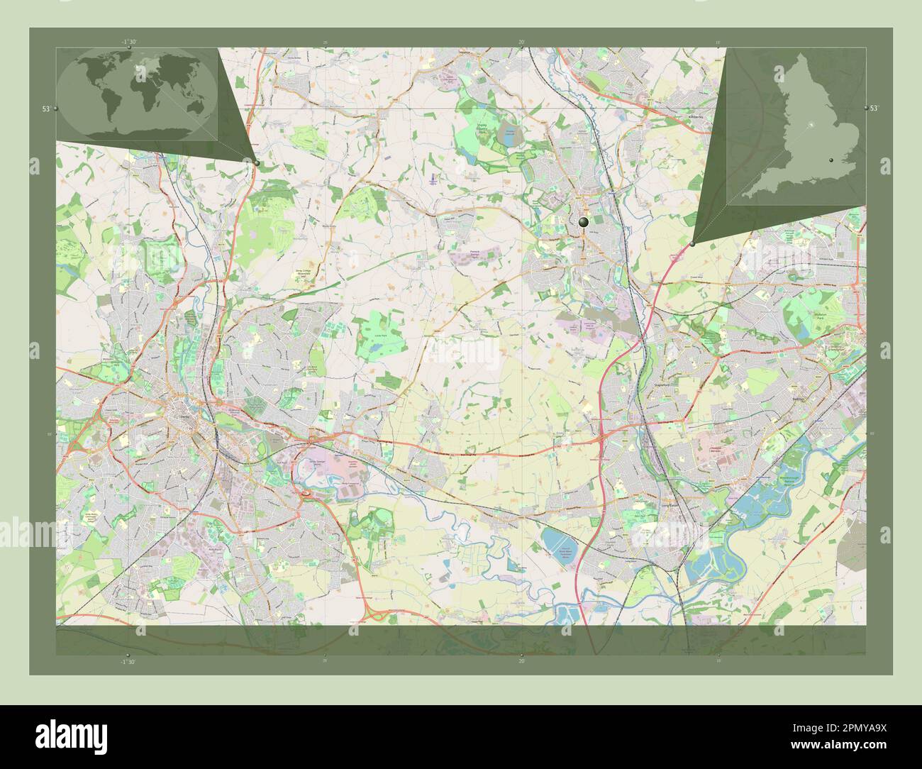 Erewash, non metropolitan district of England - Great Britain. Open ...