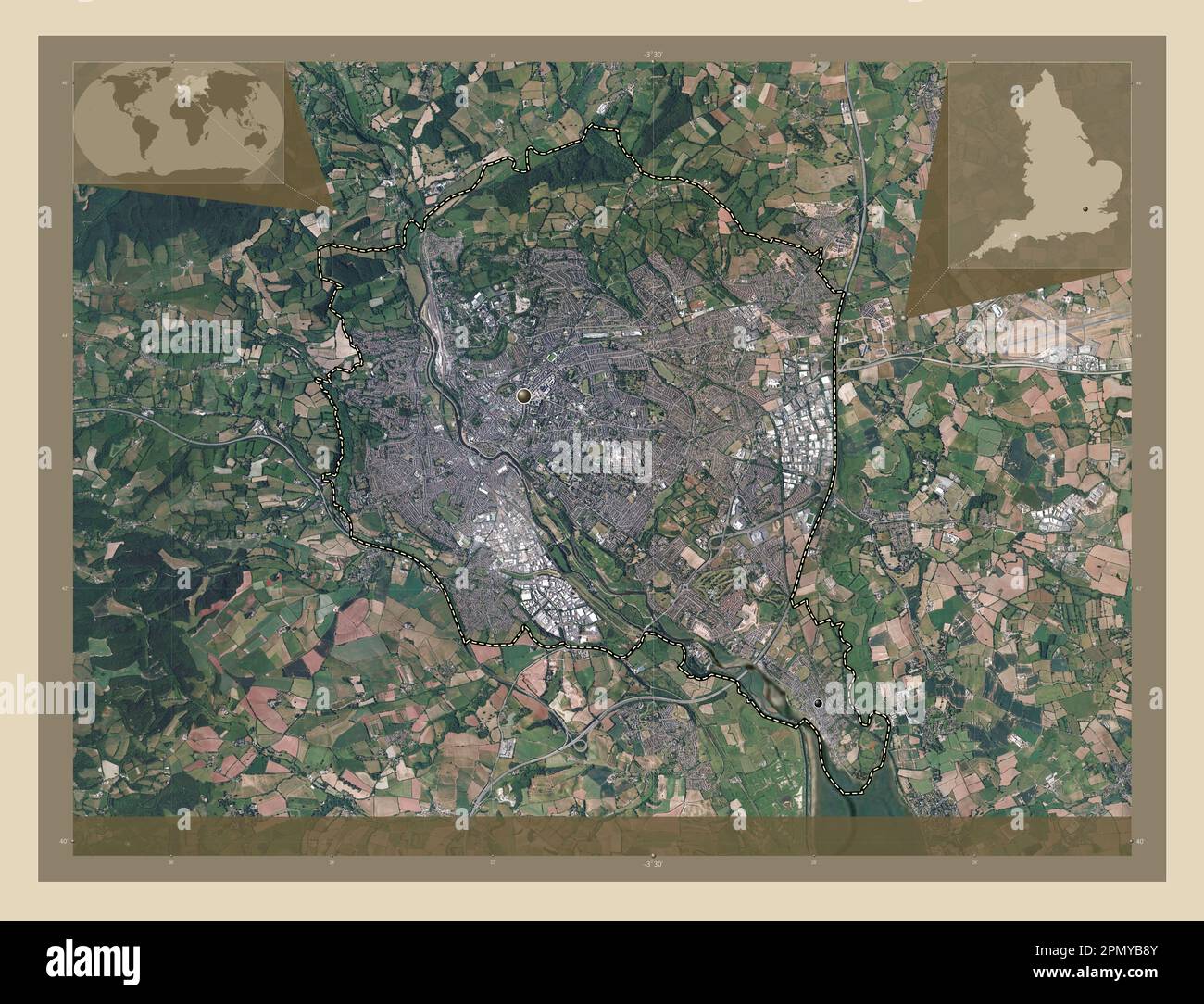 Exeter, non metropolitan district of England - Great Britain. High ...