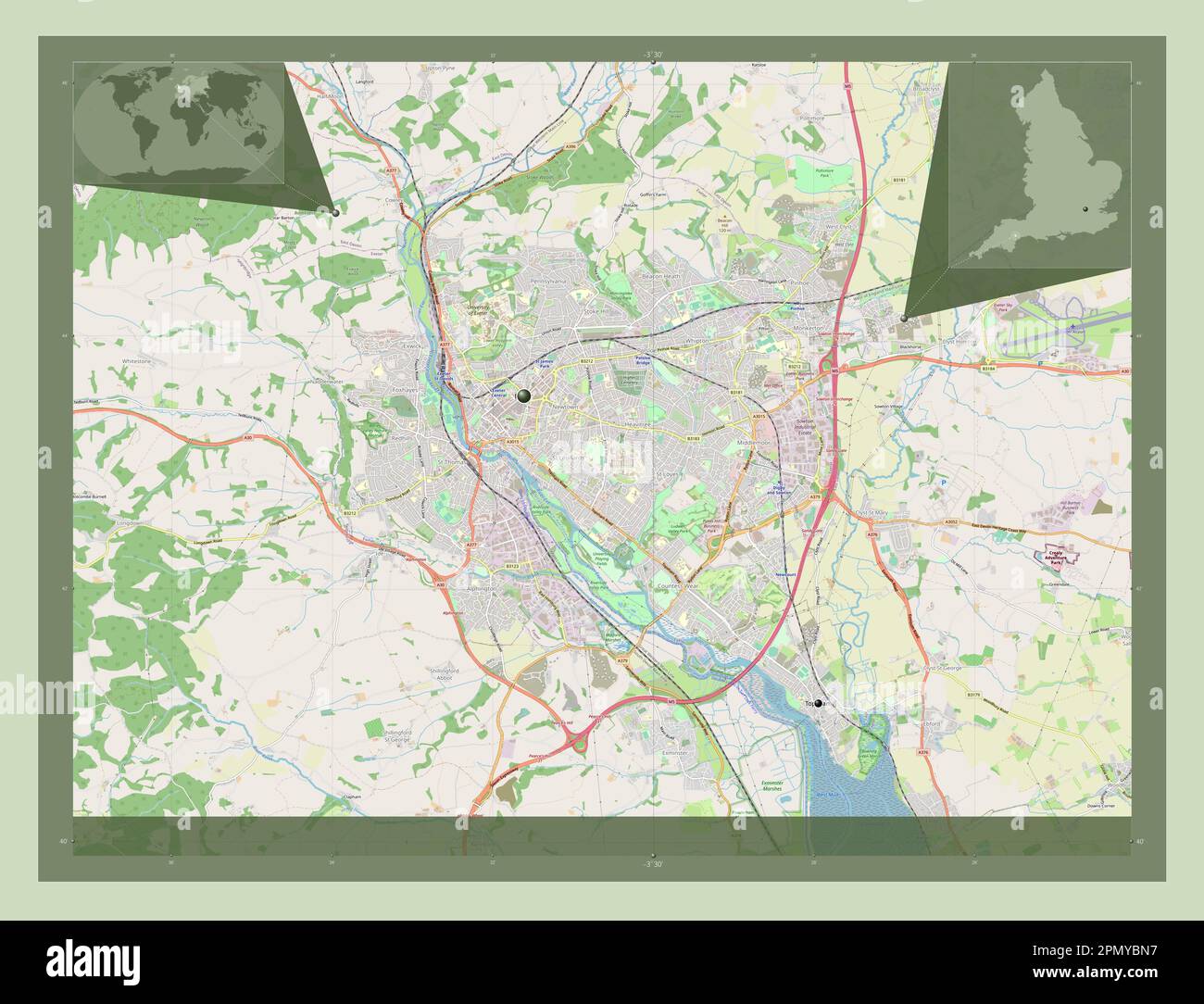 Exeter, non metropolitan district of England - Great Britain. Open ...