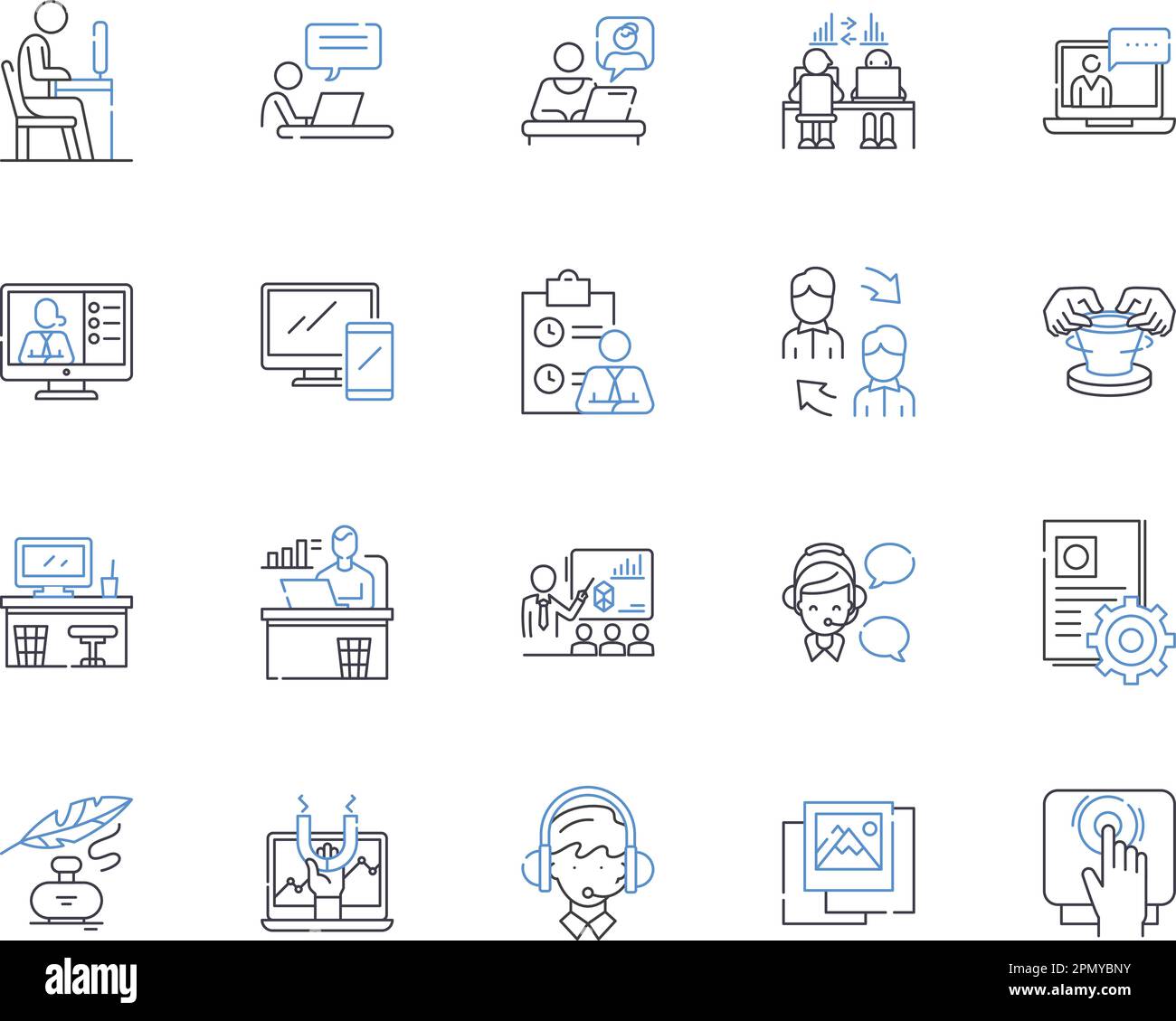 Team workshop outline icons collection. Workshop, Team, Training ...