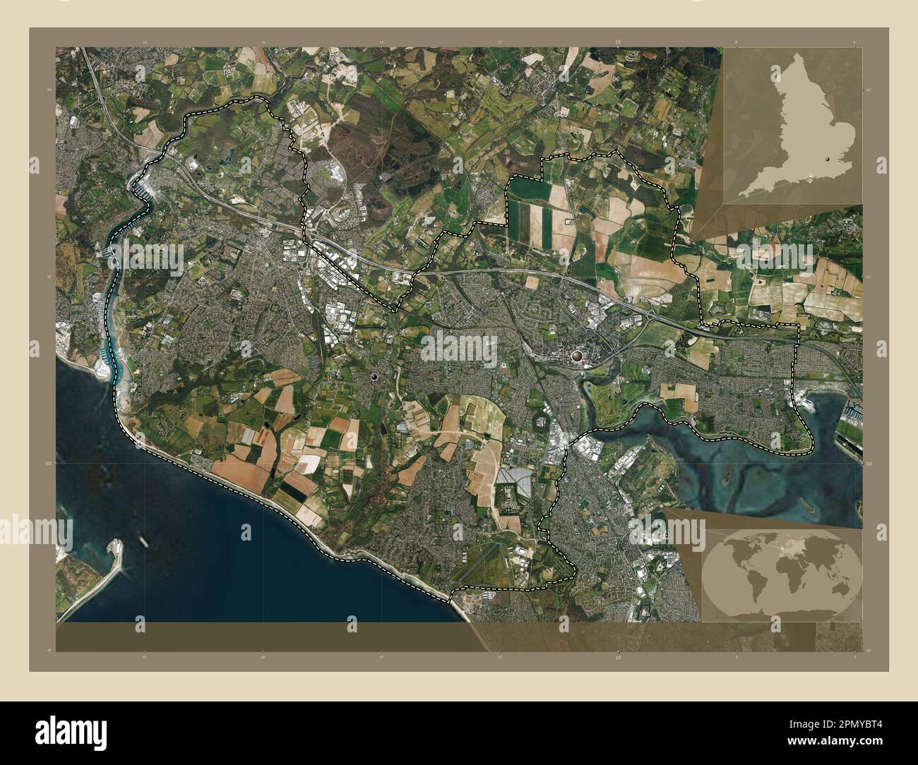 Fareham, non metropolitan district of England - Great Britain. High ...