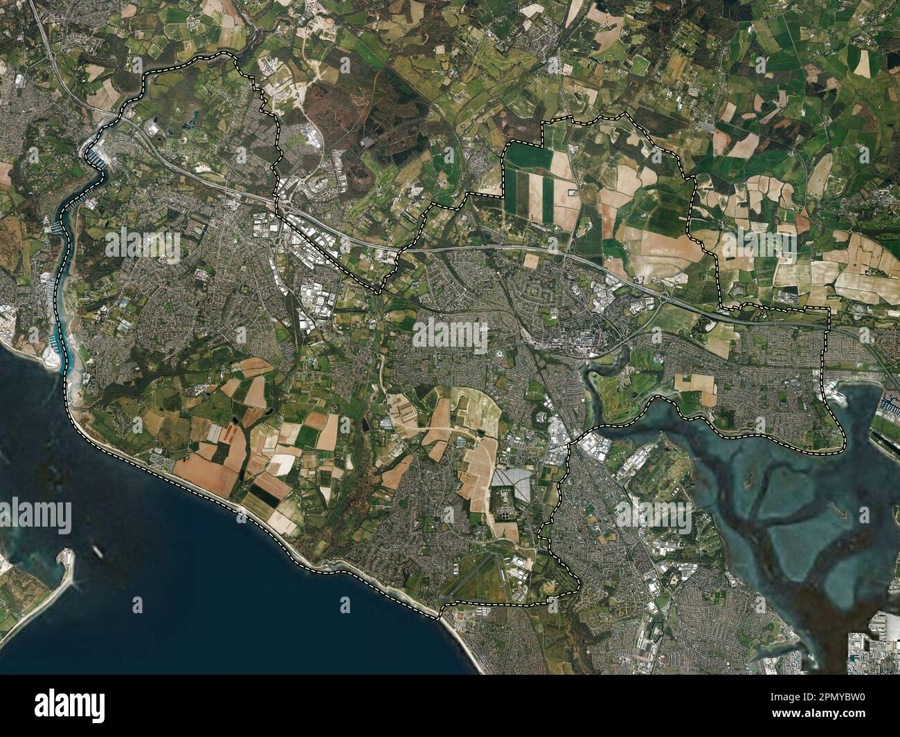 Fareham, non metropolitan district of England - Great Britain. High ...