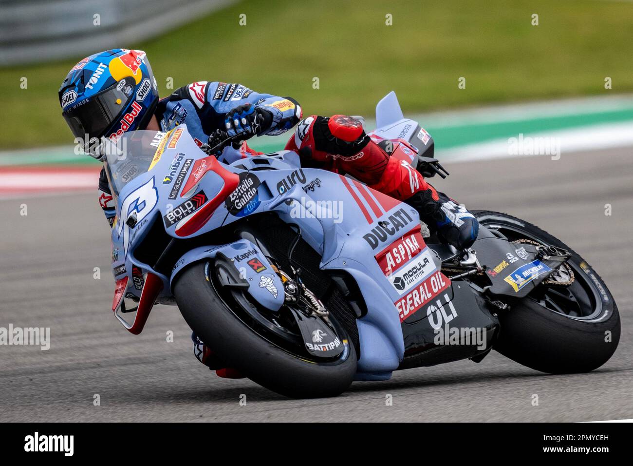 Texas, USA. 15th Apr, 2023. Alex Marquez #73 with Gresini Racing MotoGP ...