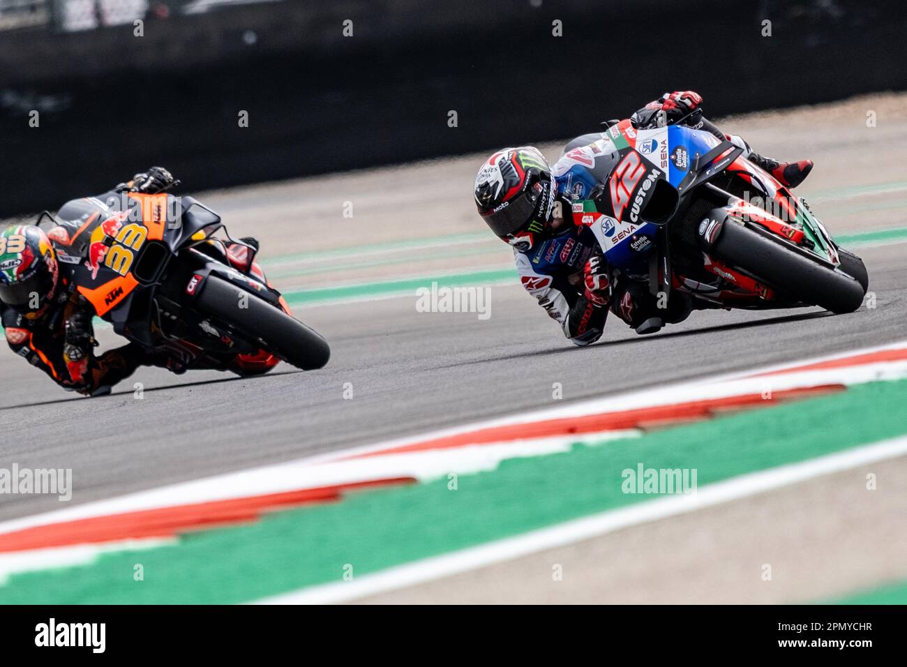 Texas, USA. 15th Apr, 2023. Alex Rins #42 with LCR Honda Castrol in ...