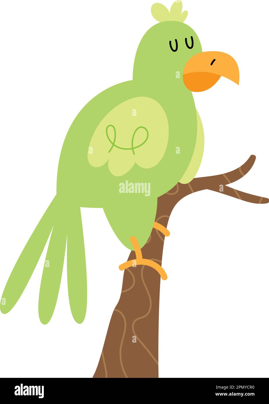 Smiling bird with beak over white Stock Vector Image & Art - Alamy