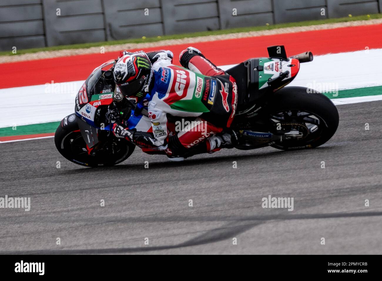 Texas, USA. 15th Apr, 2023. Alex Rins #42 with LCR Honda Castrol in ...