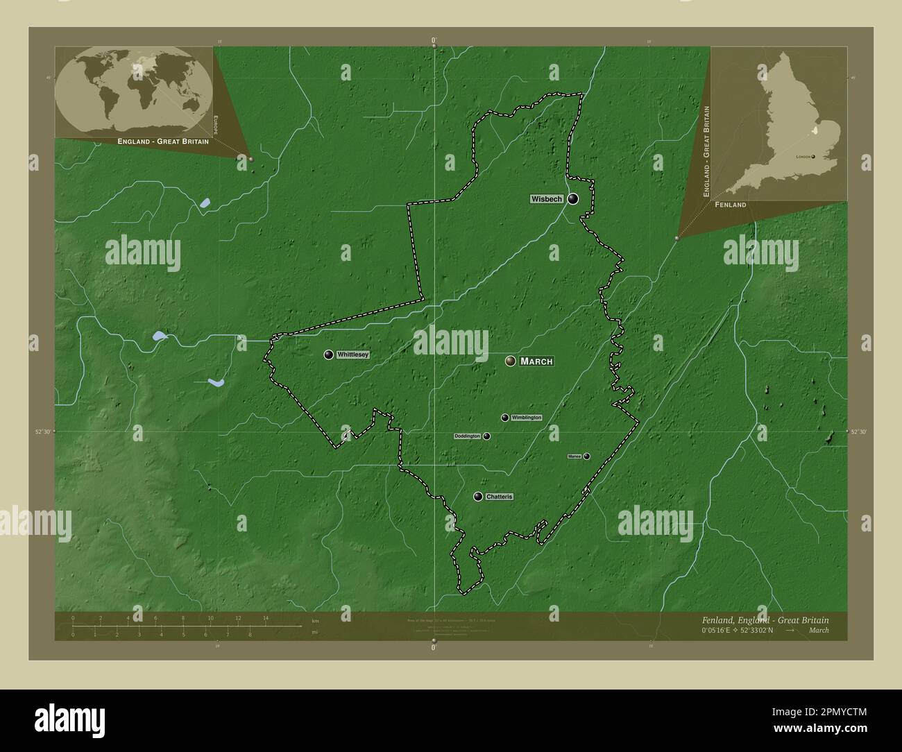 Fenland, non metropolitan district of England - Great Britain ...