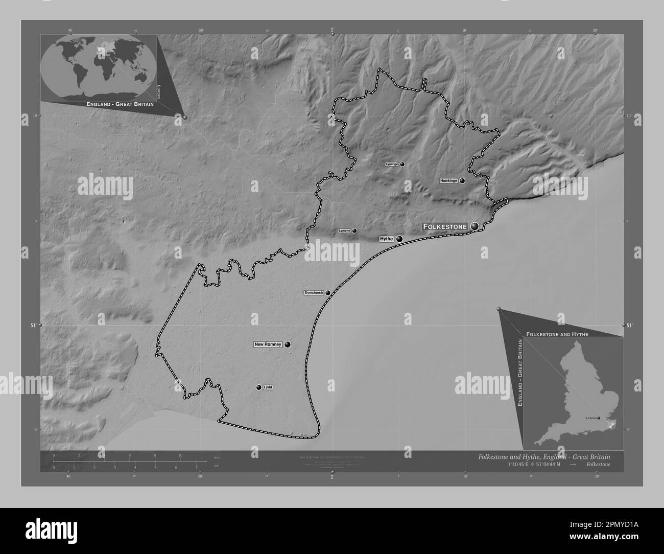 Folkestone and Hythe, non metropolitan district of England - Great ...
