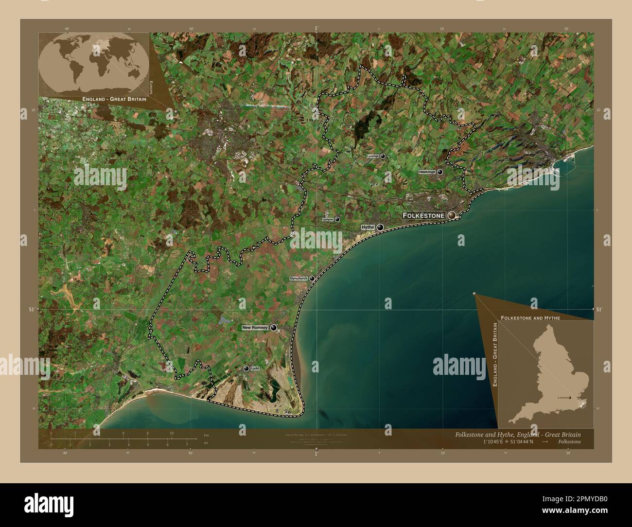 Folkestone and Hythe, non metropolitan district of England - Great ...