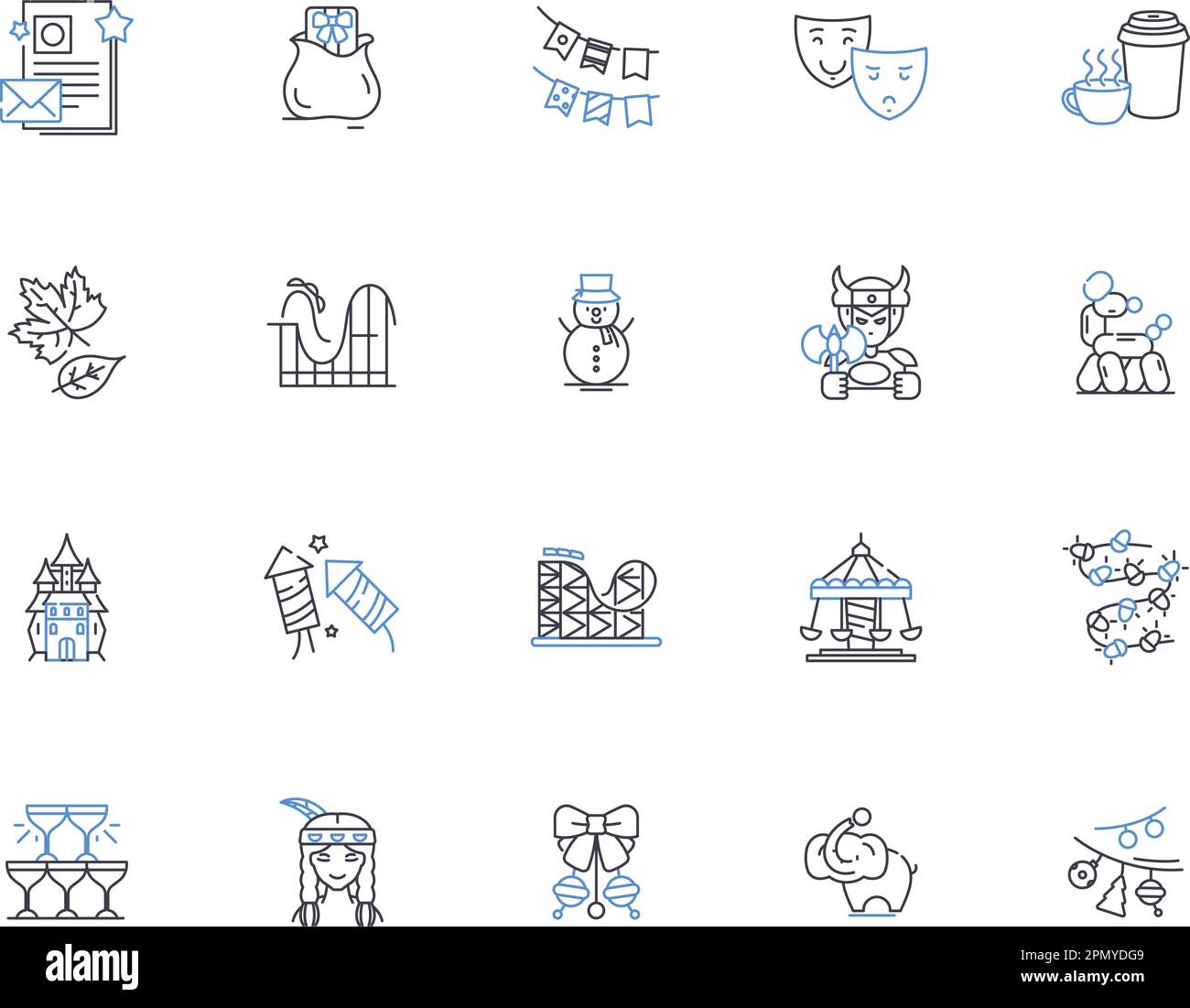 Celebrating people outline icons collection. Commemorate, Salute ...