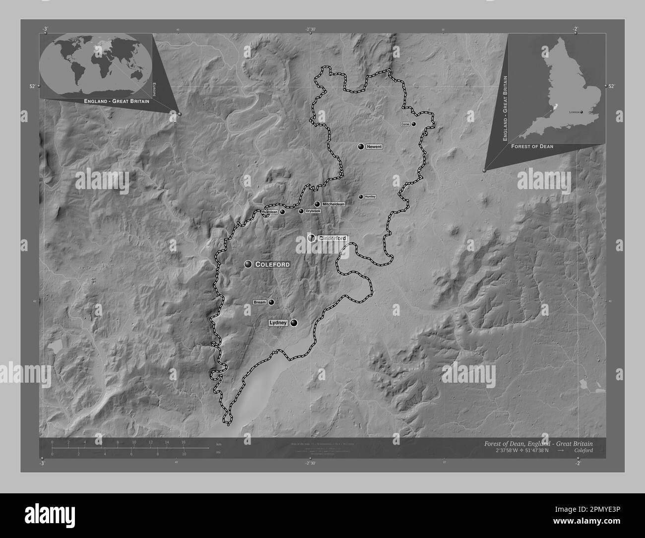 Forest of Dean, non metropolitan district of England - Great Britain ...