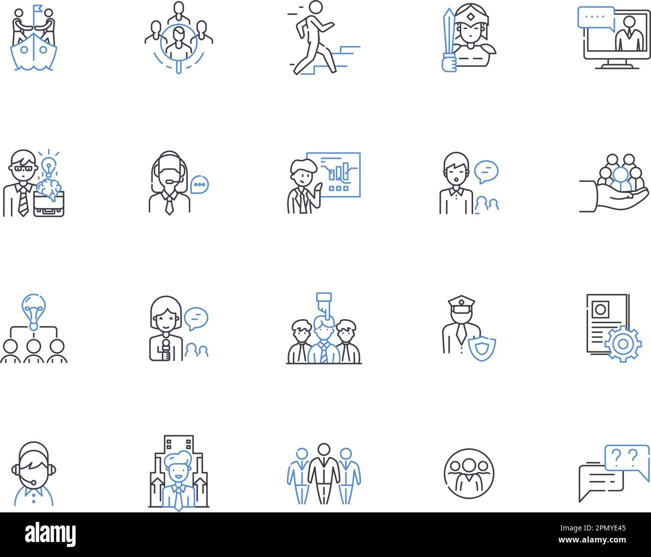 Career outline icons collection. Job, Career Path, Vocation, Profession ... Career outline icons collection. Job, Career Path, Vocation, Profession ...