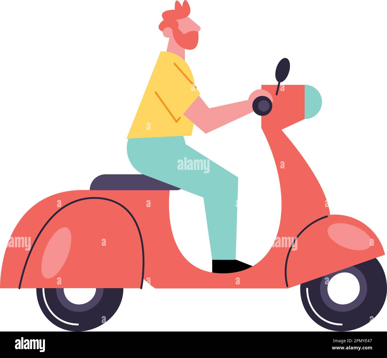 Man riding toy motorcycle hi-res stock photography and images - Alamy